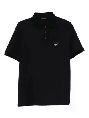 Emporio Armani Logo-embroidered Polo Shirt