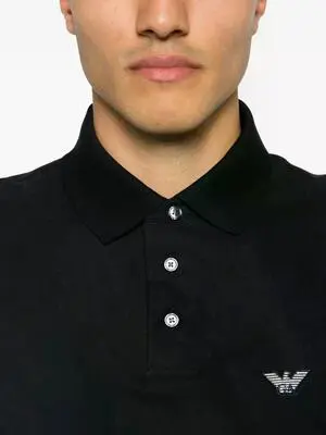 Emporio Armani Logo-embroidered Polo Shirt