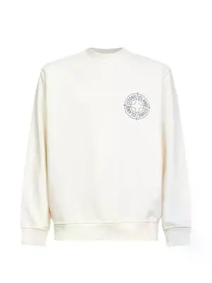 Stone Island Embossed Logo Sweatshirt - Neutrals