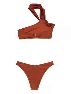 Zimmermann One-shoulder Bikini - Brown