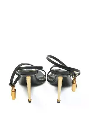 TOM FORD Padlock Leather Sandals