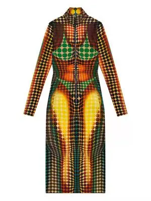 Jean Paul Gaultier High Neck Day Dresses