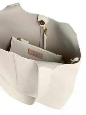 COCCINELLE Logo-plaque Shoulder Bag - White