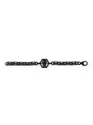 Philipp Plein Pendant Detail Bracelet - Black