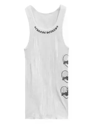 Chrome Hearts Hearts-print Tank Top
