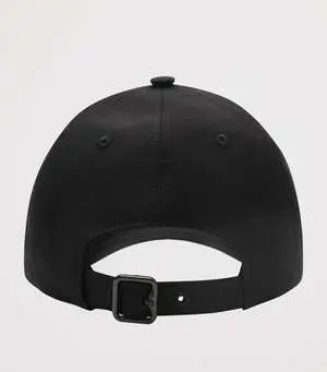 Burberry Cotton Gabardine Cursive Logo Cap