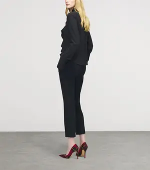 Alexander McQueen Cotton Ruffled Shirt - Black