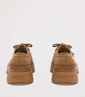 Alexander McQueen Suede Rover Derby Shoes
