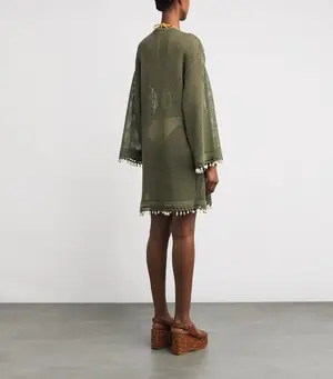 Zimmermann Embellished Mini Tunic Dress