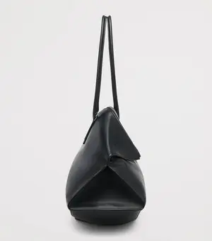 Alexander McQueen Large Leather Manta Top-handle Bag - Black