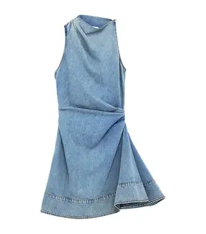Alexander Mcqueen Denim Cocktail Dresses For Women