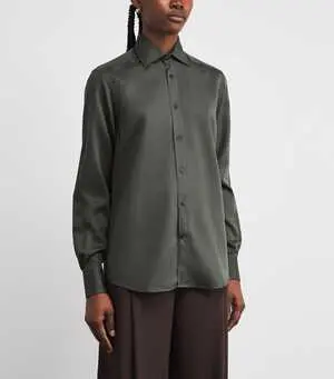 WITH NOTHING UNDERNEATH Cotton Oxford Boyfriend Shirt