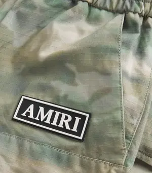 Amiri Cotton Camo Cargo Trousers