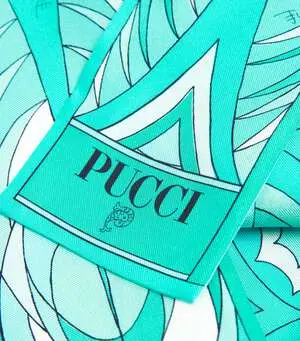 Emilio Pucci Silk Twill Volute And Collane Print Scarf