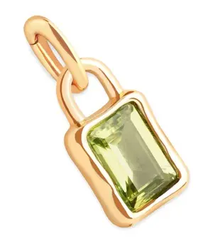 ASTRID & MIYU Plated August Birthstone Charm - Gold
