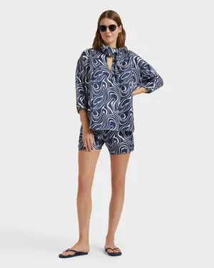 Vilebrequin Printed Silk Shirt