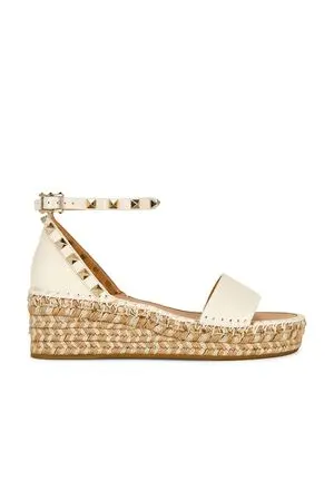 Valentino Garavani Rockstud Espadrille Sandal