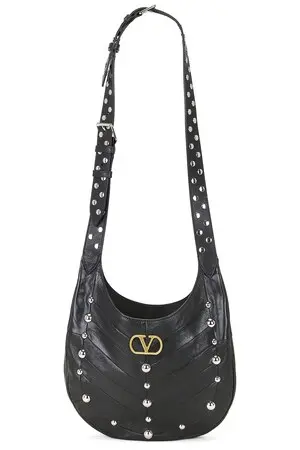 Valentino Garavani Hoboho Small Hobo Bag - Nero