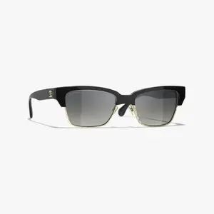 Chanel Cat Eye Sunglasses Black