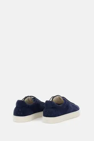 TOD'S Suede Low Top Sneakers - Blue