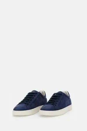 TOD'S Suede Low Top Sneakers - Blue