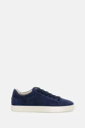 TOD'S Suede Low Top Sneakers - Blue