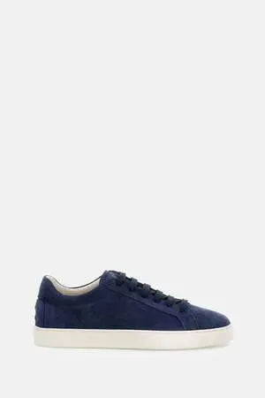 TOD'S Suede Low Top Sneakers - Blue