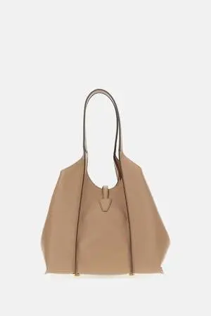 TOD'S Timeless Small Shopping Bag - Beige