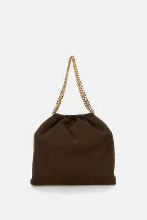 Stella McCartney Falabella Medium Tote With Suede Drawstring