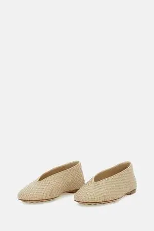 Bottega Veneta Woven Leather Ballerina Flat