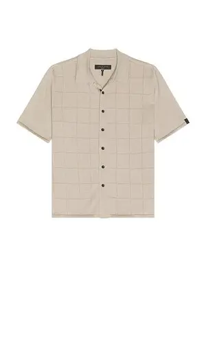 Rag & Bone Window Pane Dalton Knitted Shirt In . Also - Brown
