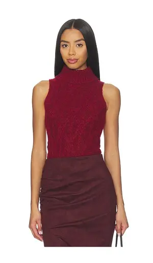 Heartloom Elise Sleeveless Turtleneck Top