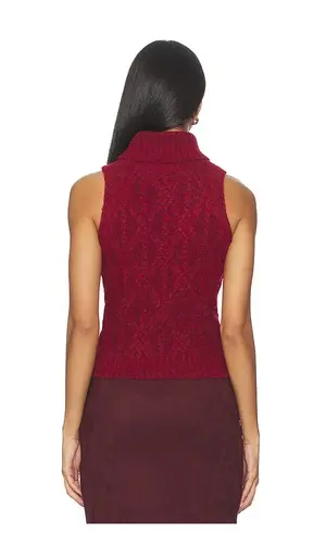 Heartloom Elise Sleeveless Turtleneck Top