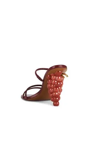 Cult Gaia Grape Heeled Sandals