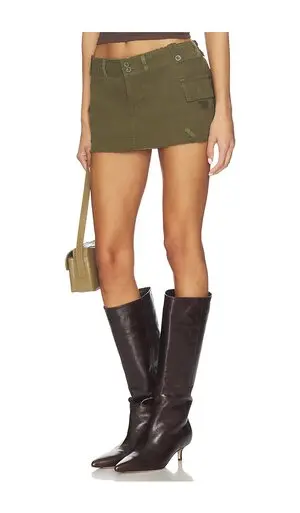 GUIZIO Cargo Mini Skirt In . Also