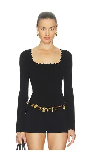 Cult Gaia Jean Top