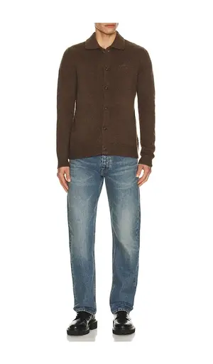 RHYTHM Mohair Button Up Knit Cardigan