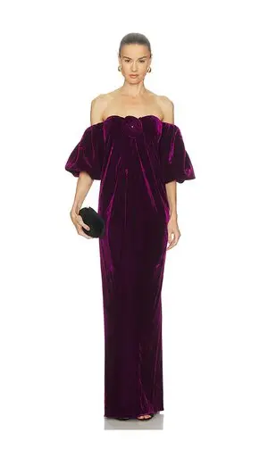 Caroline Constas Rylin Velvet Dress