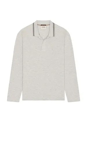 Scotch & Soda Structured Relaxed Fit Long Sleeve Polo In . Also