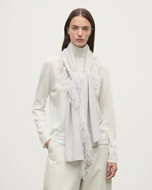 Johnstons Of Elgin Fringed Cashmere Scarf