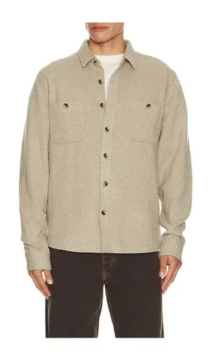 Marine Layer Pacifica Stretch Twill Overshirt In . Also
