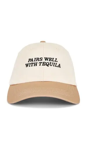 MOTEL MARGARITA Pairs Well Baseball Cap - Cream