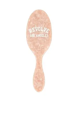 SOLAR ECLIPSE X Revolve Hand-painted Los Angeles Collegiate Hair Brush - Pink