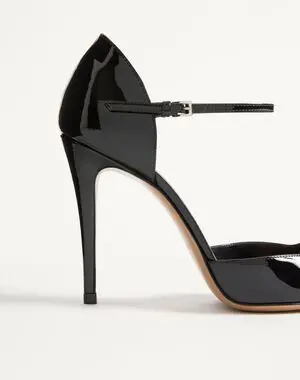 Valentino Garavani Vlogo Signature D'orsay 100mm Pumps - Black