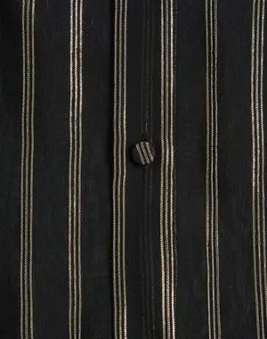 Valentino Garavani Silk Chiffon & Lurex Shirt - Black/gold