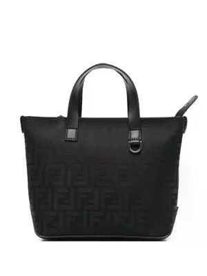 Fendi Monogram-pattern Tote - Black