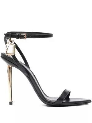 TOM FORD Lock-detail High Heel Sandals - Black