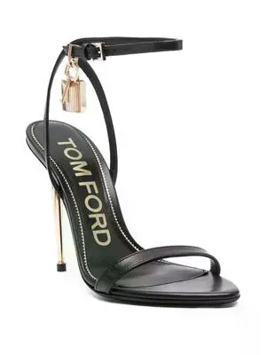 TOM FORD Lock-detail High Heel Sandals - Black