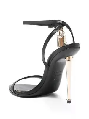 TOM FORD Lock-detail High Heel Sandals - Black