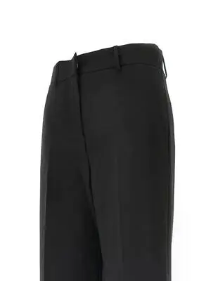 Max Mara High-waisted Wool Trousers